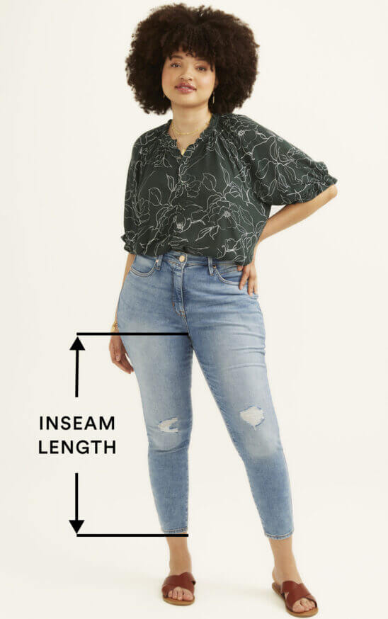 How to Measure the Inseam of Your Plus Size Jeans - Dia & Co